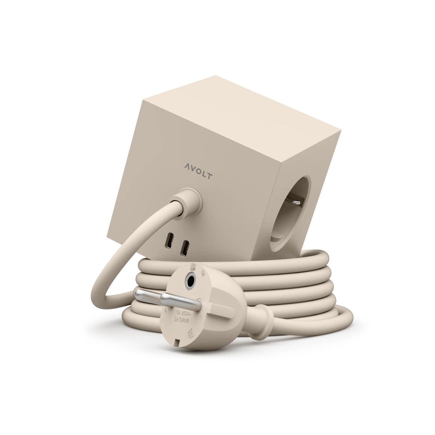 AVOLT - Avolt Square 1 - USB C - Black – industrial Konzept Store