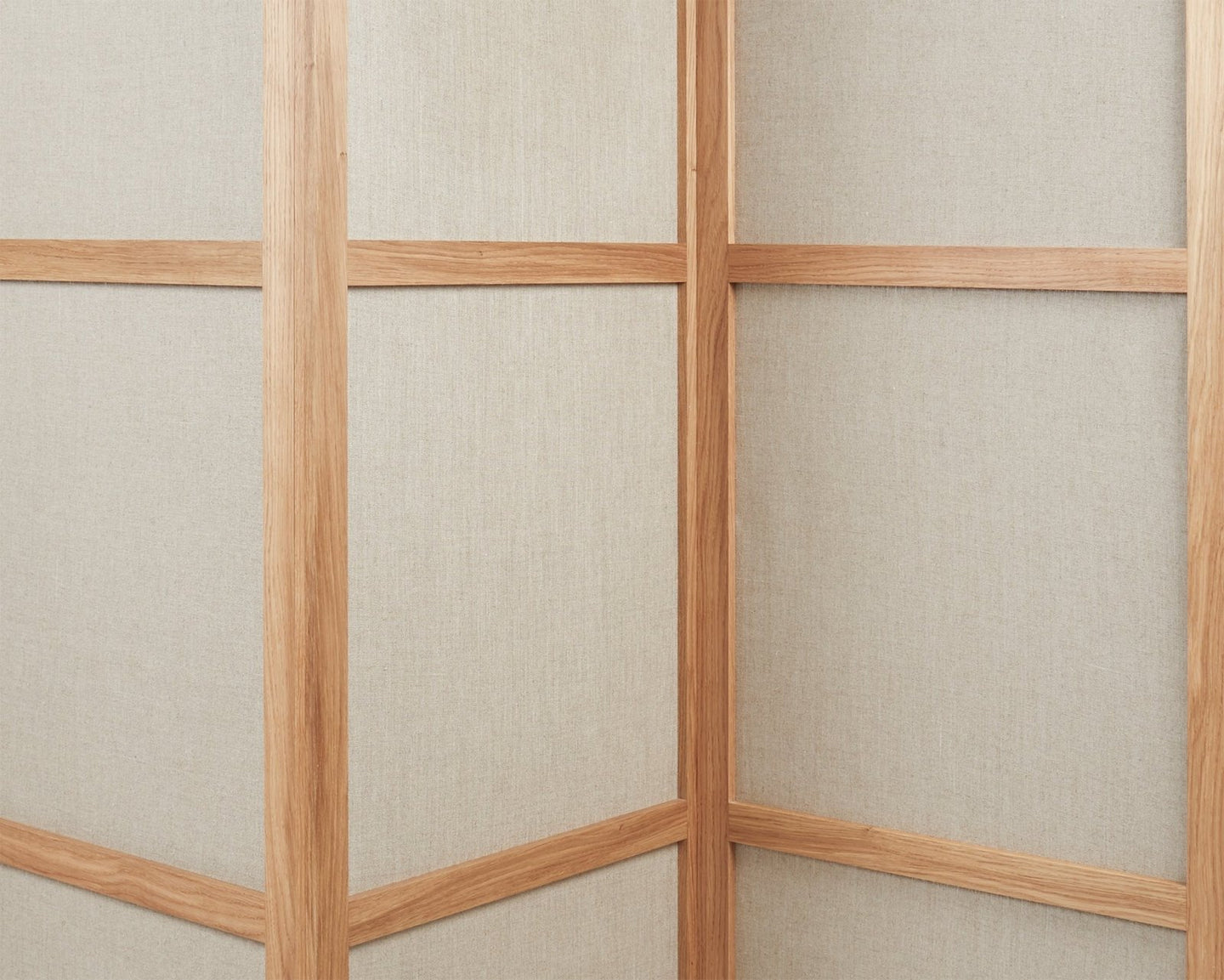 Frame Room Divider - Natural Oak / Linen - Three Panels - Frama ...