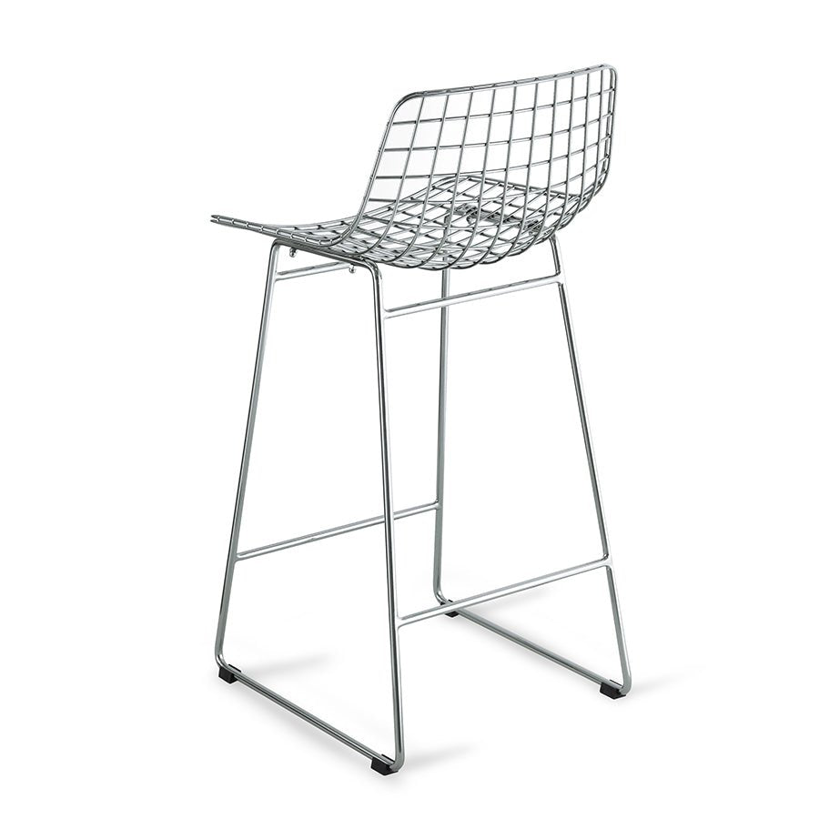 Metal Wire Bar Stool - HKLIVING – industrialkonzept