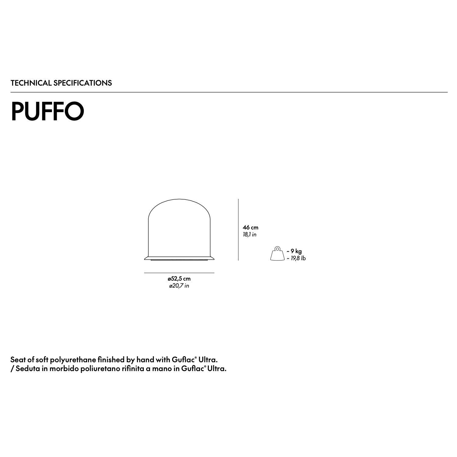 Puffo Pouf - Blue - Gufram – industrialkonzept