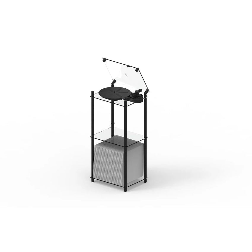 Transparent - Transparent Turntable Stand - Black – industrialkonzept