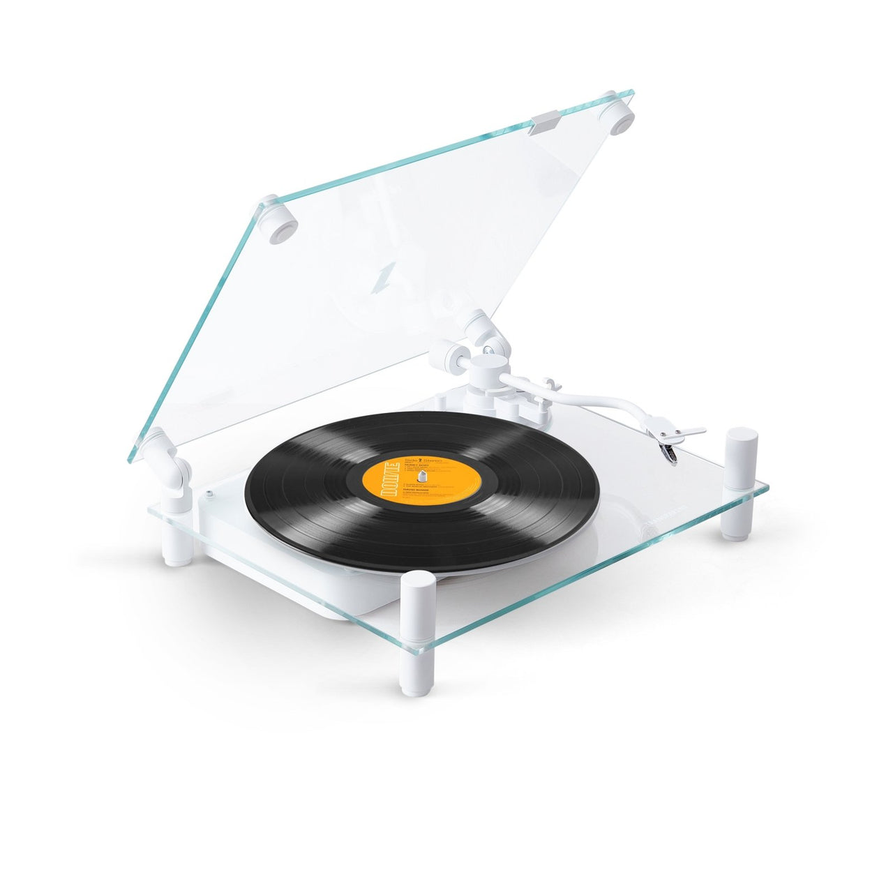 Transparent Turntable - White - Transparent – industrialkonzept